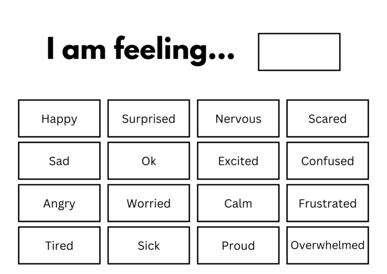 Feelings Boards for Autism | Free Visual Emotion Support