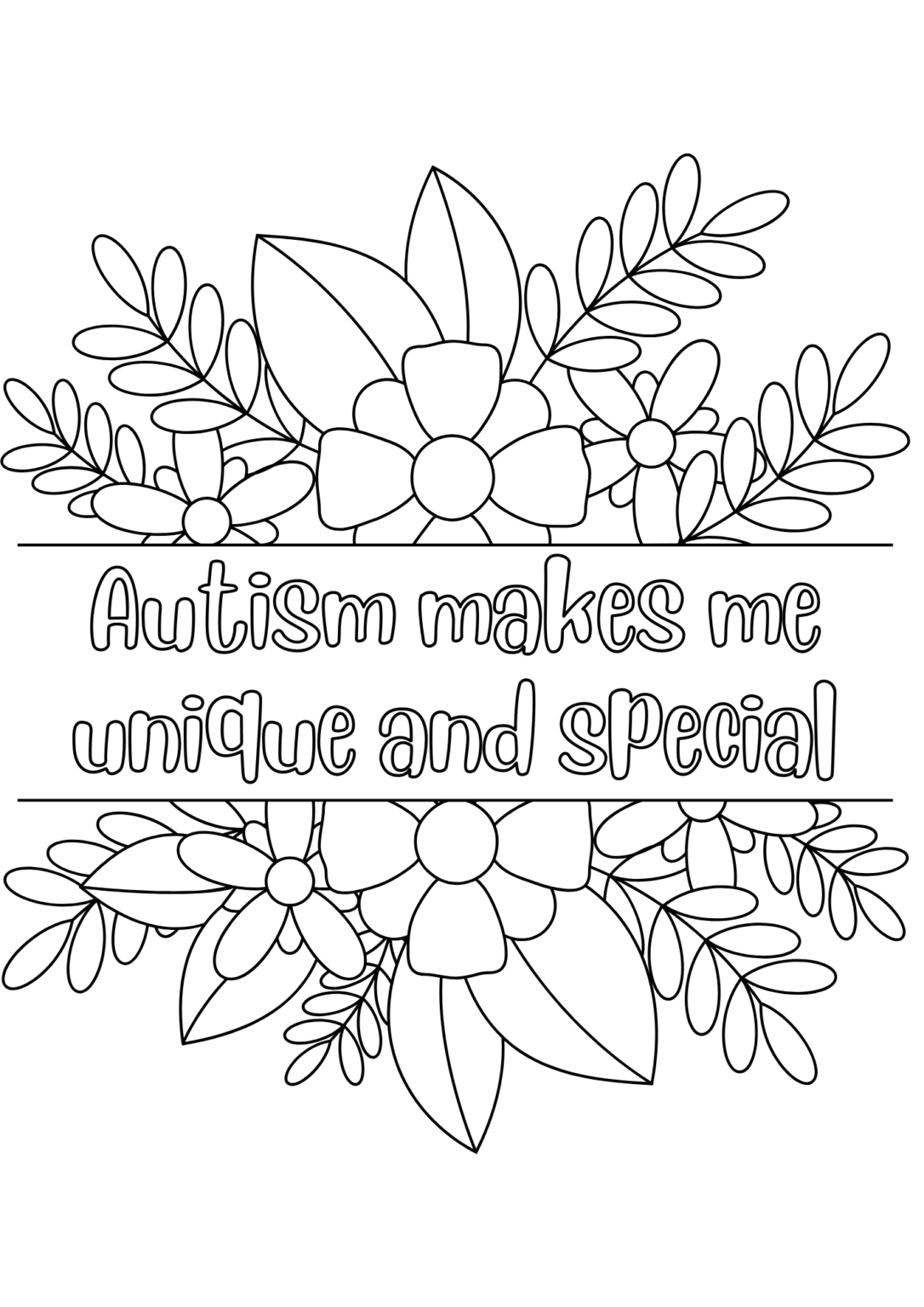 Autism Colouring Sheets | Positive, Affirming & Free
