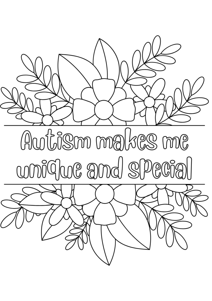 Autism Colouring Sheets | Positive, Affirming & Free