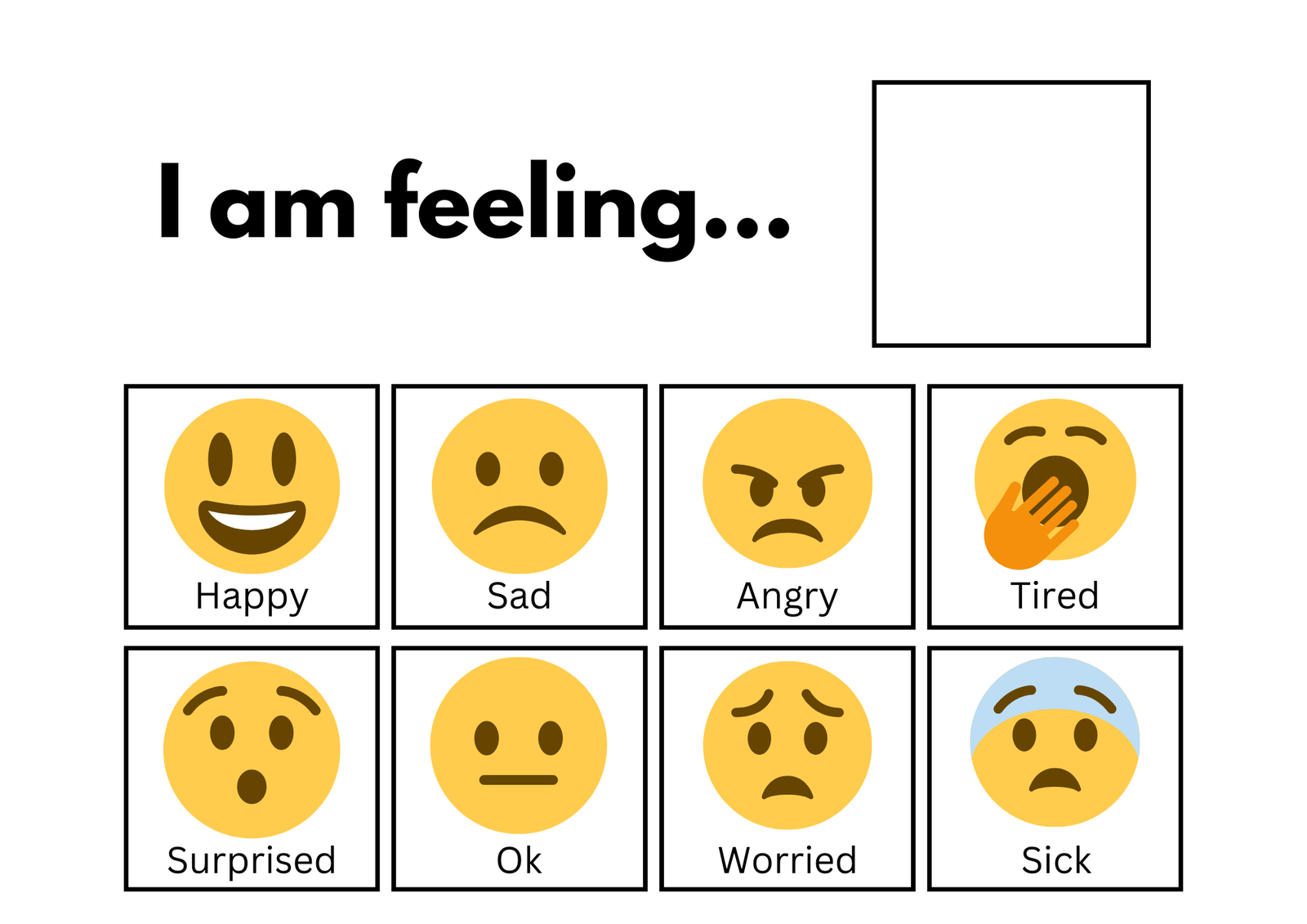 Feelings Boards for Autism | Free Visual Emotion Support